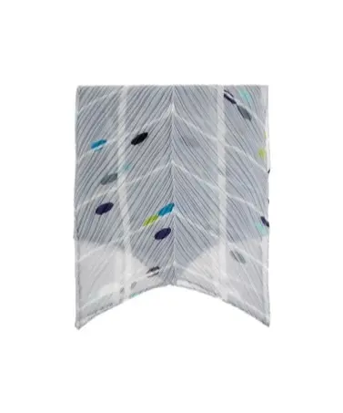 PLEATS PLEASE BY ISSEY MIYAKE Pleated Patterned Scarf