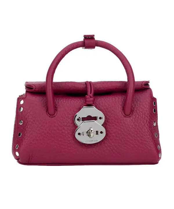 ZANELLATO Top Handle Bag With Turn Lock Closure