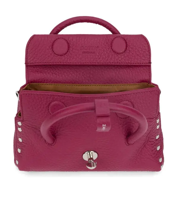 ZANELLATO Top Handle Bag With Turn Lock Closure