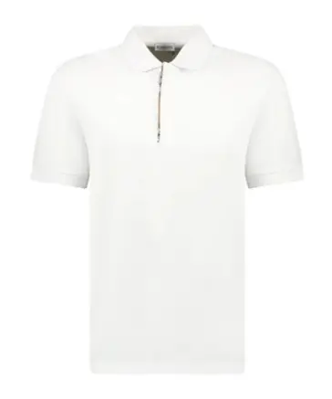 Burberry Short-sleeved Polo Shirt - White