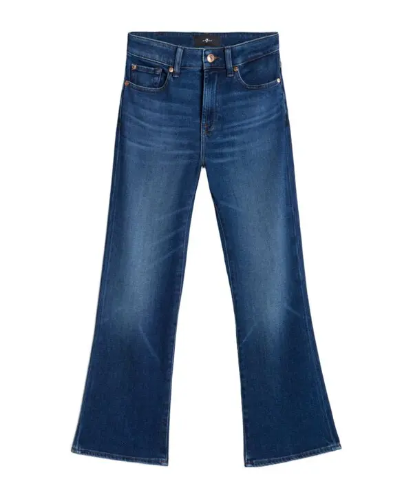 7 For All Mankind Cropped Boot In Slim Illusion Jeans
