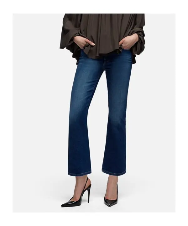 7 For All Mankind Cropped Boot In Slim Illusion Jeans