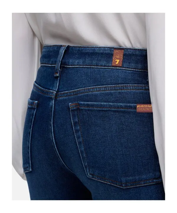 7 For All Mankind Cropped Boot In Slim Illusion Jeans