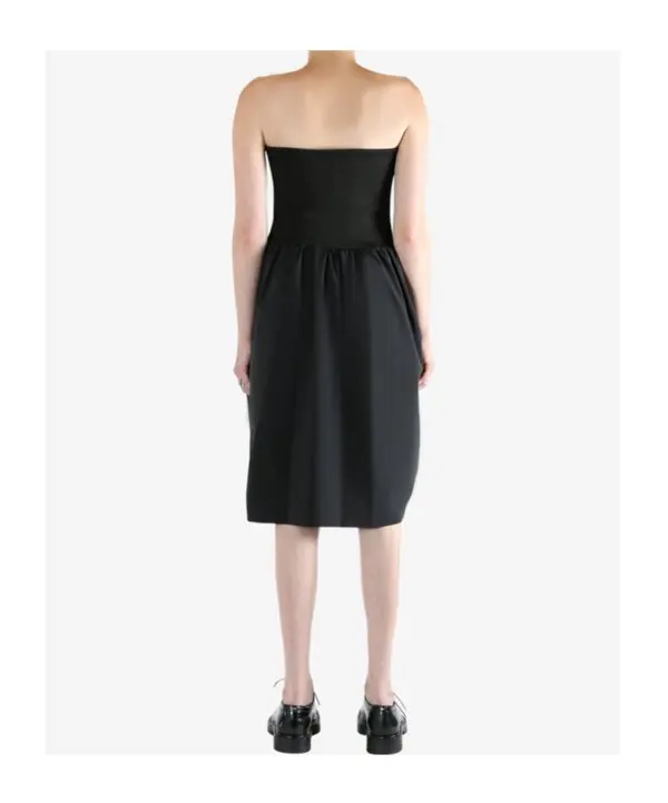 AMOMENTO Shirring Flare Skirt