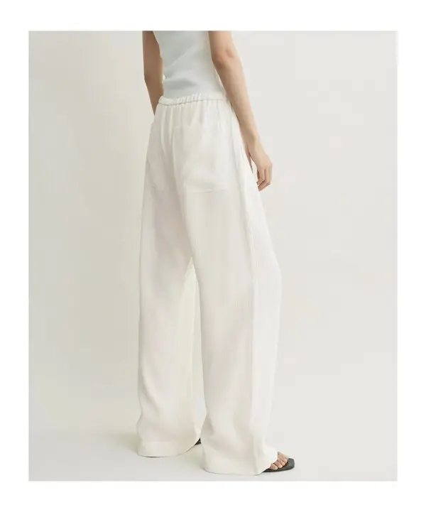 TOTEME Drawstring Wide-leg Trousers - No