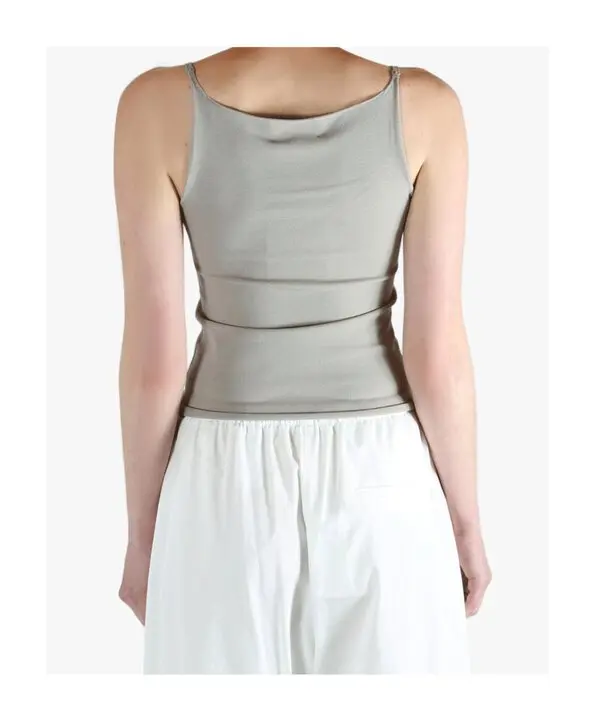 AMOMENTO Thin-strapped Tank Top