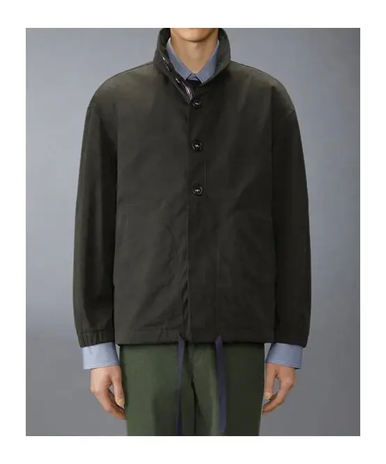 Thom Browne Coated Hooded Jacket