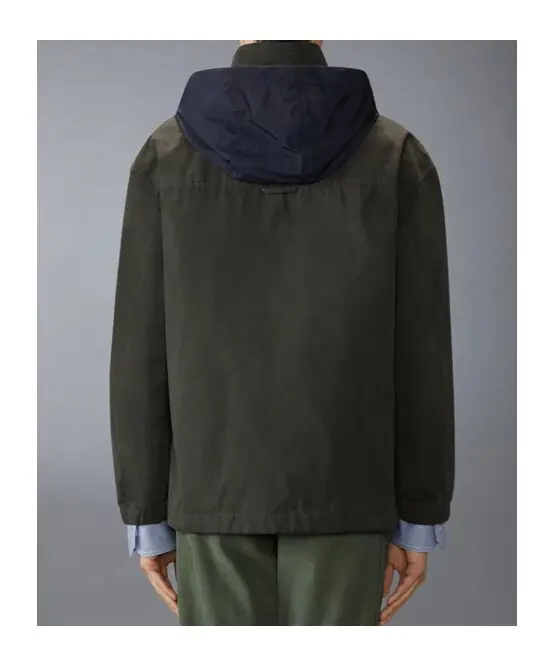Thom Browne Coated Hooded Jacket