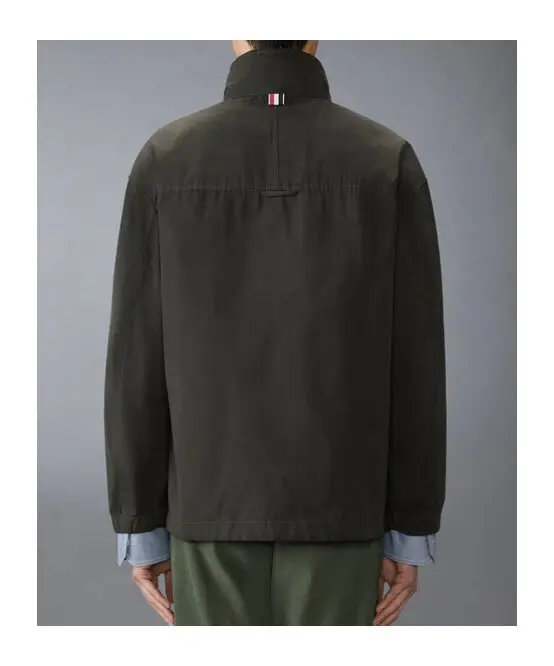 Thom Browne Coated Hooded Jacket