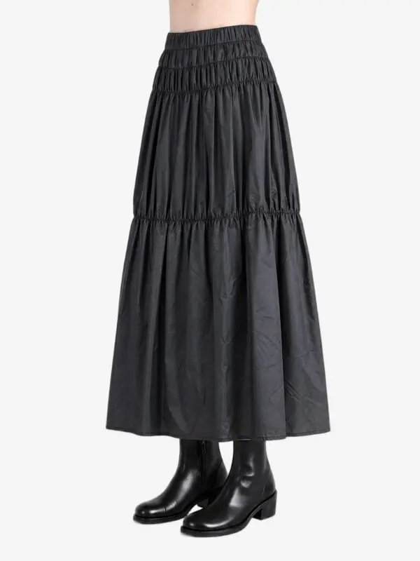 AMOMENTO Shirring Skirt