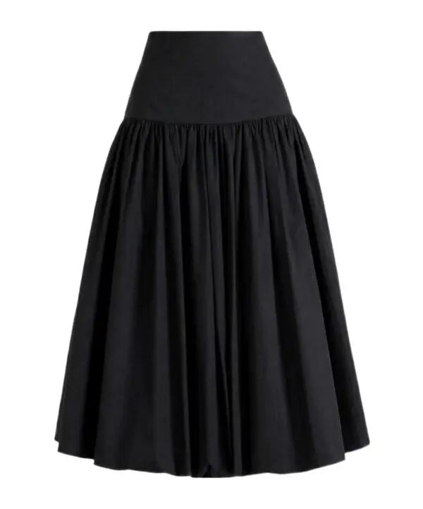 AMOMENTO Shirring Culotte Pants