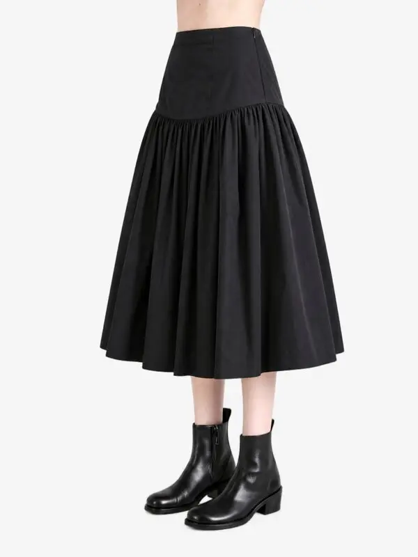 AMOMENTO Shirring Culotte Pants