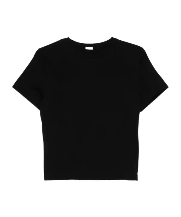 AMOMENTO Crew Neck Short-sleeved T-shirt