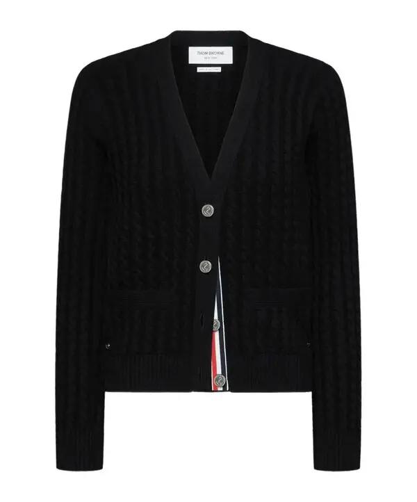Thom Browne Cable-knit Cardigan