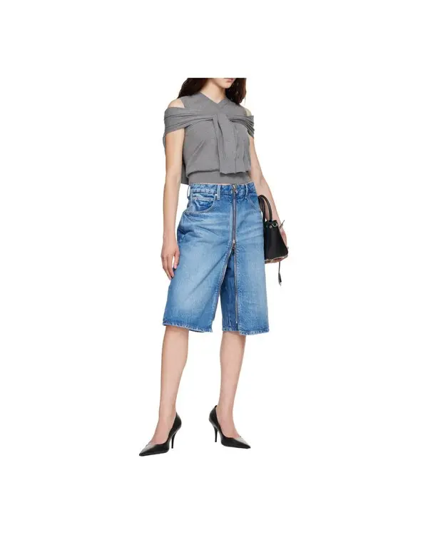 Alexander Wang Layered Cut-out Sweater - Heather Ash