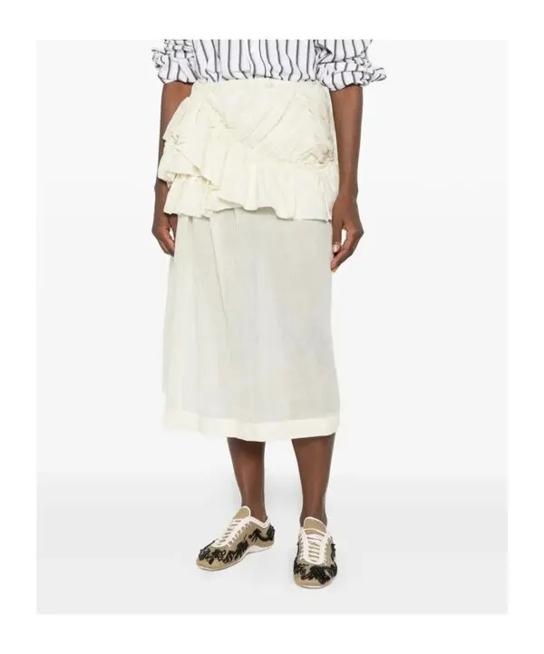 Dries Van Noten Ruffled Skirt