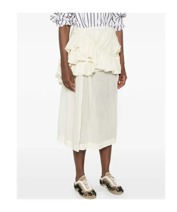 Dries Van Noten Ruffled Skirt