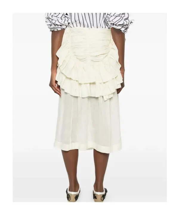 Dries Van Noten Ruffled Skirt