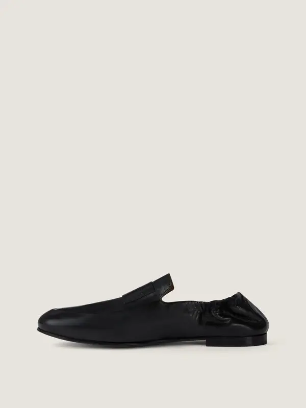 Givenchy Label Loafers In Nappa Leather