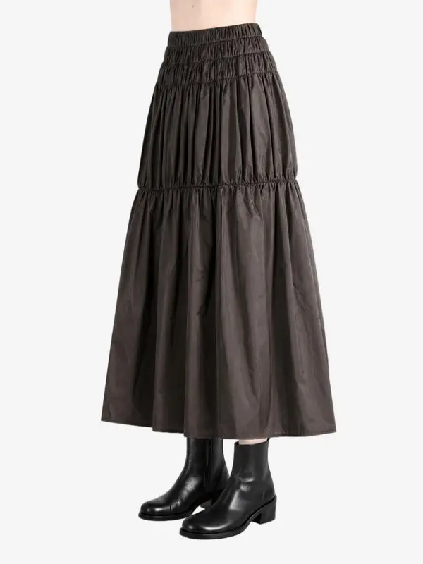 AMOMENTO Shirring Skirt
