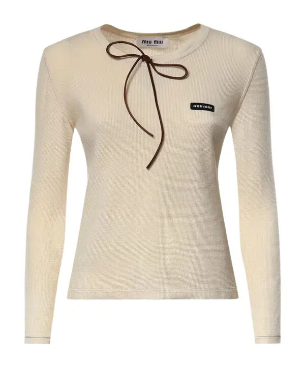 Miu Miu Long-sleeved T-shirt