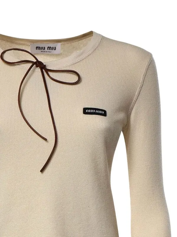 Miu Miu Long-sleeved T-shirt