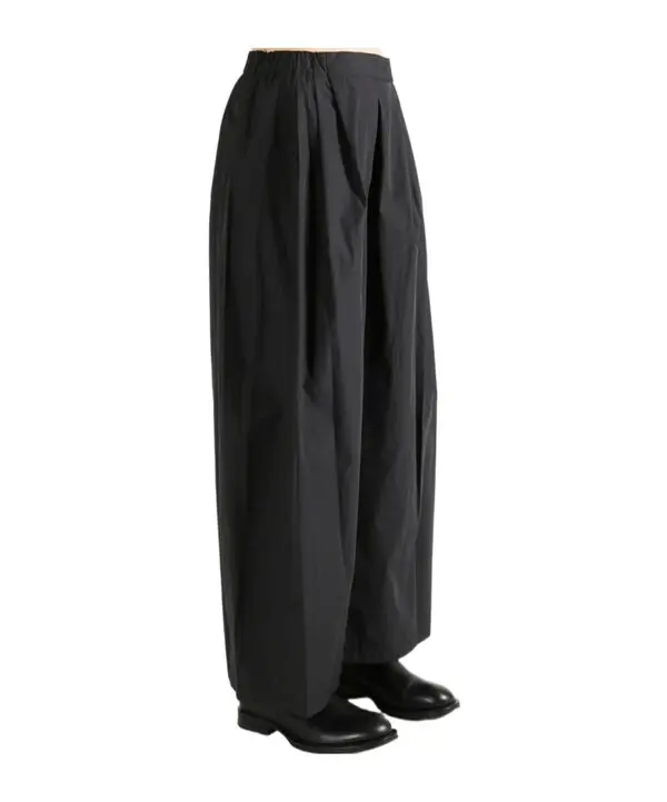 AMOMENTO Pleated Wide-leg Casual Pants