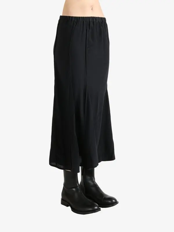 BASERANGE Elasticated-waist Midi Skirt