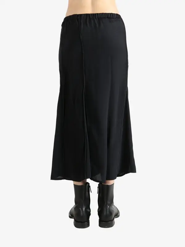 BASERANGE Elasticated-waist Midi Skirt