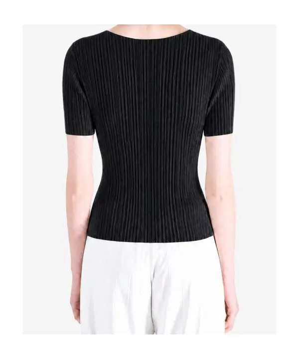 PLEATS PLEASE BY ISSEY MIYAKE Pleats Please Issey Miyake Basics Short Sleeve Shirt
