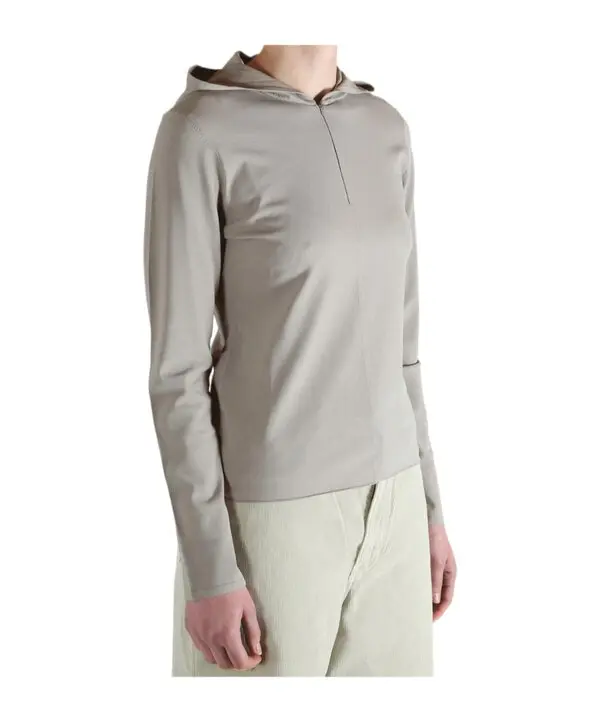 AMOMENTO Half-zip Hoodie