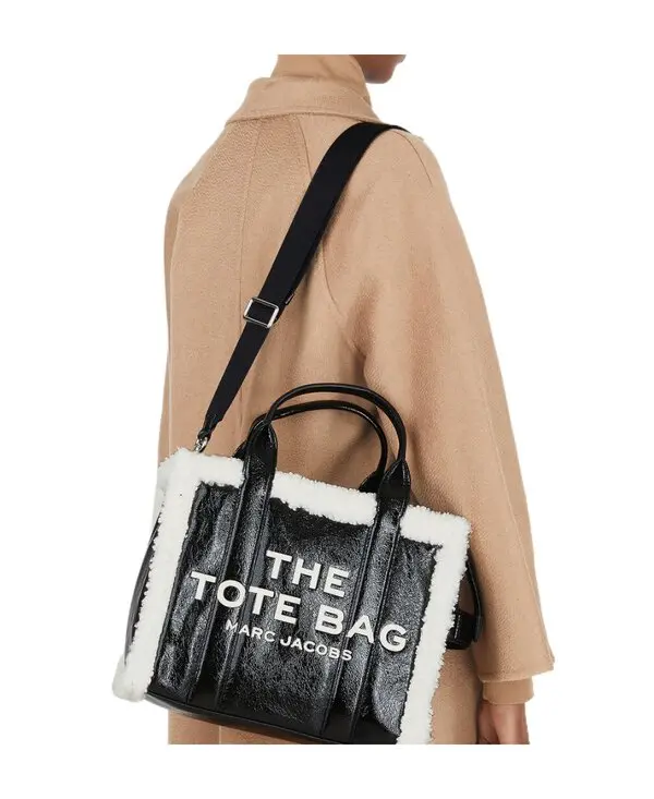 Marc Jacobs Medium The Crinkle Shearling Tote Bag