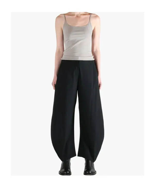AMOMENTO Curved Casual Pants