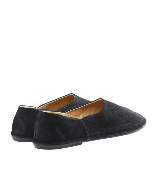 THE ROW Suede Slippers
