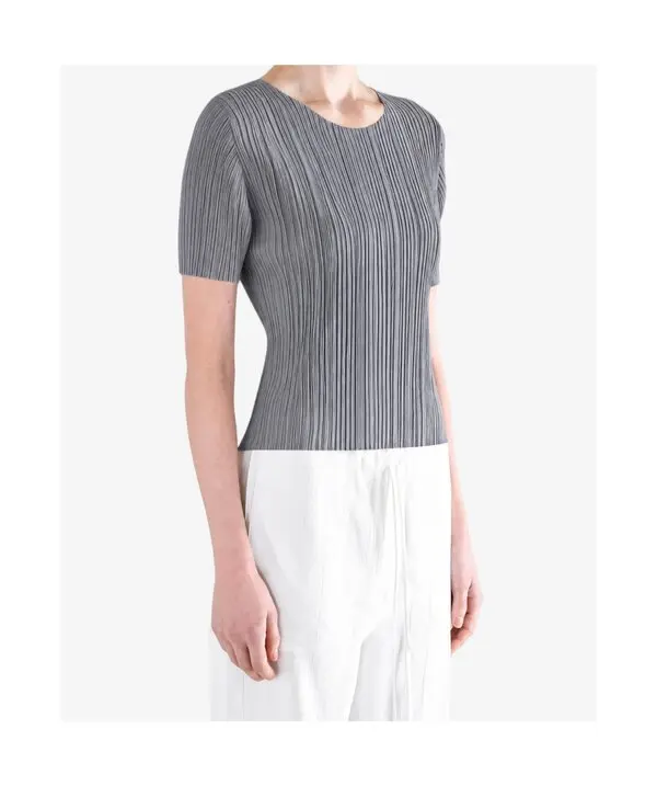 PLEATS PLEASE BY ISSEY MIYAKE Pleats Please Issey Miyake Basics Short Sleeve Shirt