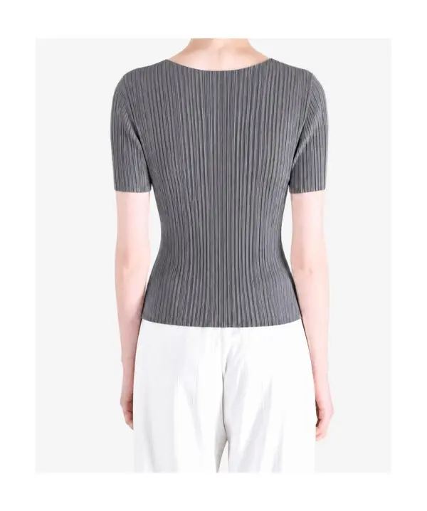 PLEATS PLEASE BY ISSEY MIYAKE Pleats Please Issey Miyake Basics Short Sleeve Shirt