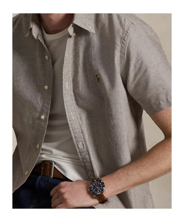 Polo Ralph Lauren Embroidered-logo Button-down Shirt