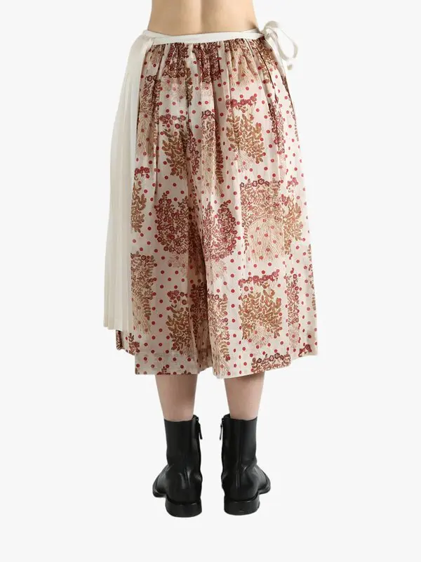 Comme Des Garçons Polka Dot Ruffled Shorts