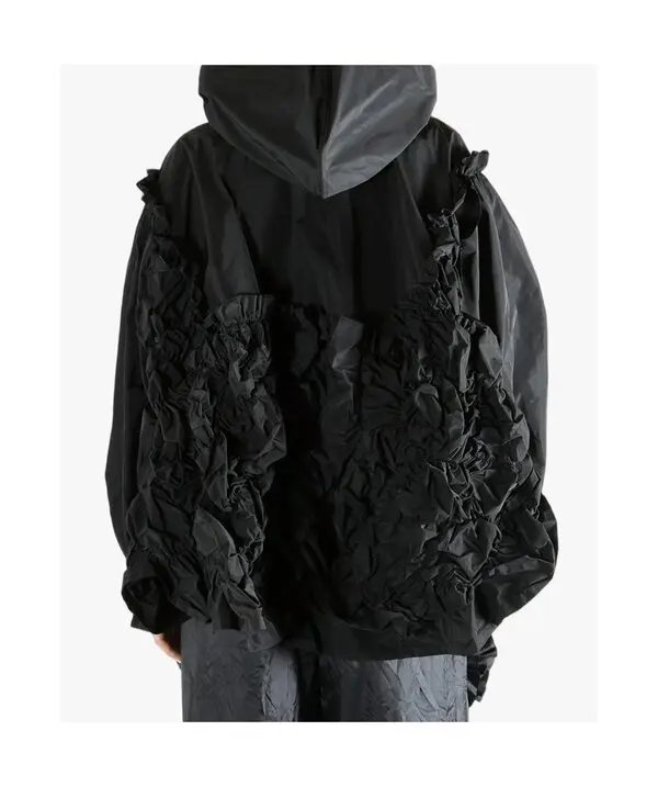 Comme Des Garçons Tao Ruffled Hooded Jacket