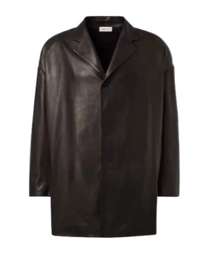 Fear Of God Oversized Leather Blazer - Black