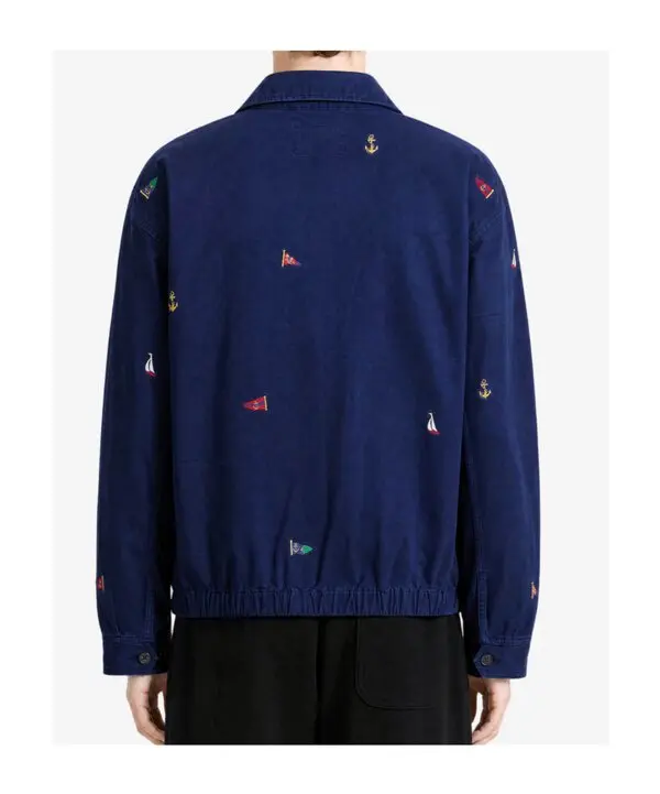 Polo Ralph Lauren Bayport Embroidered Zip-up Jacket - Navy