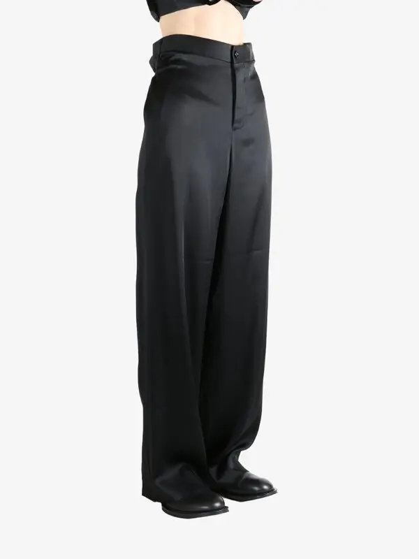 ANN DEMEULEMEESTER Double Ribbon Closure Tita High Comfort Trousers