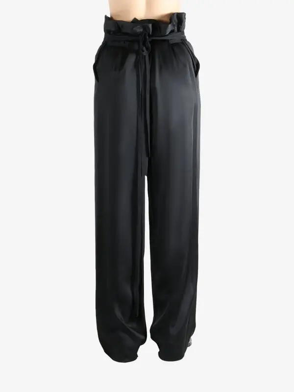 ANN DEMEULEMEESTER Double Ribbon Closure Tita High Comfort Trousers