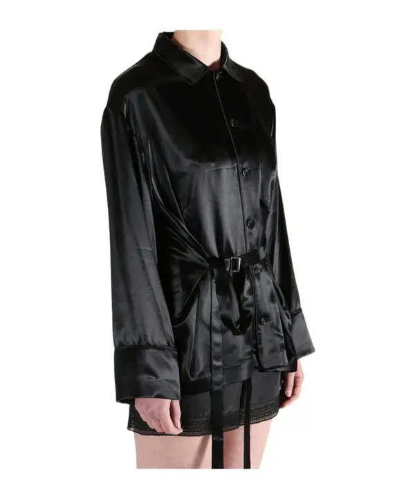 ANN DEMEULEMEESTER Coby Relaxed Lounge Shirt