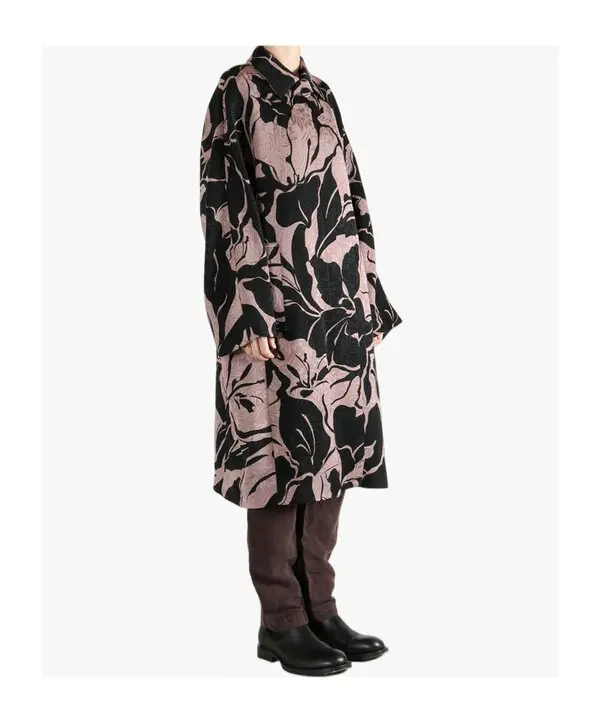 Dries Van Noten Floral Jacquard Coat
