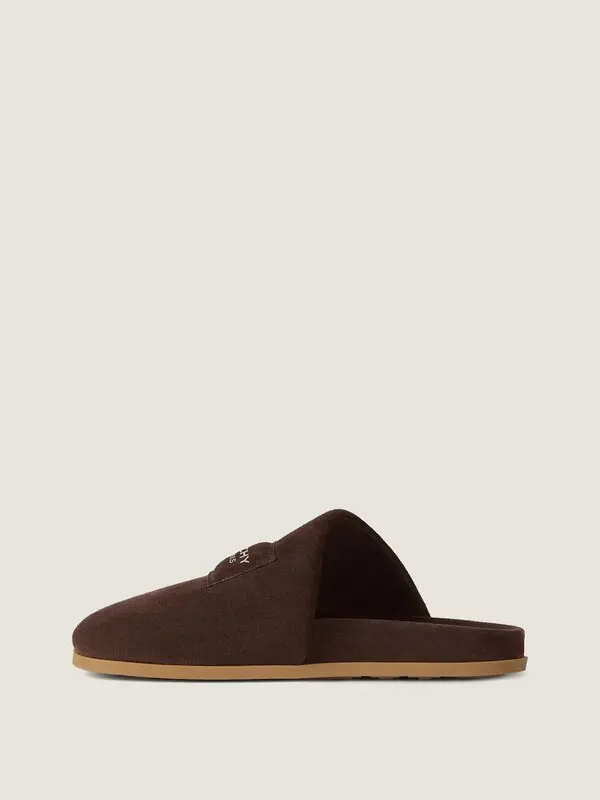 Givenchy Puffy Mules In Suede