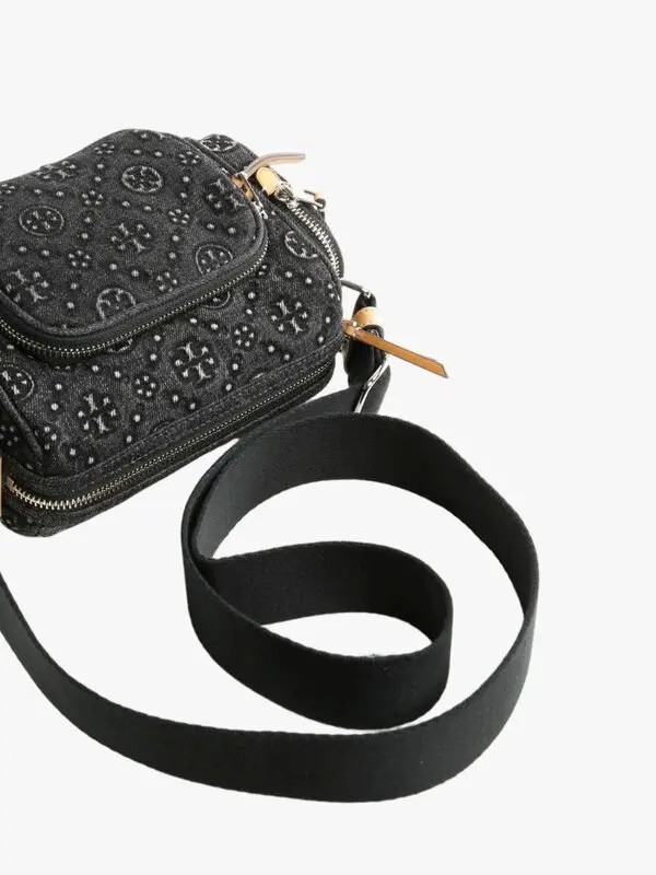 Tory Burch T Monogram Denim Pocket Crossbody Bag