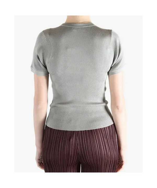 RIER Ribbed Knit T-shirt