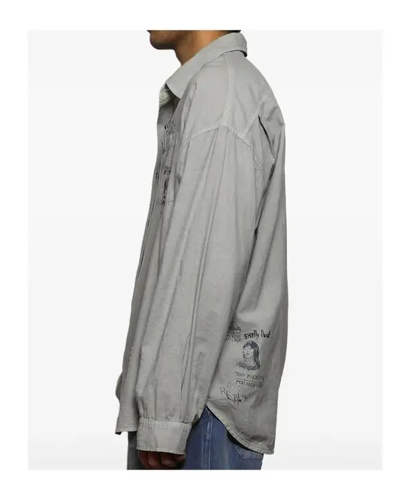 PALY HOLLYWOOD Oversized Long-sleeved Shirt