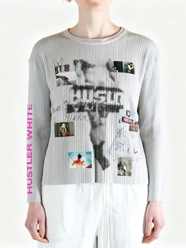 PALY HOLLYWOOD Hustlr Ribbed Long-sleeve T-shirt